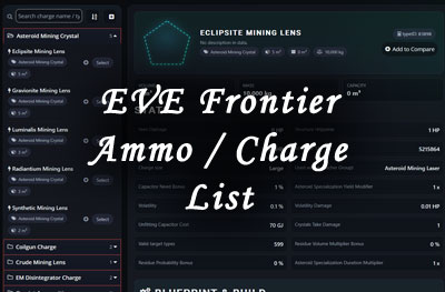 EVE Frontier Charge / Ammo List