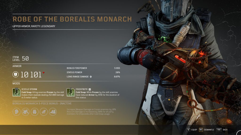 Outriders Seismic Commander's Armor