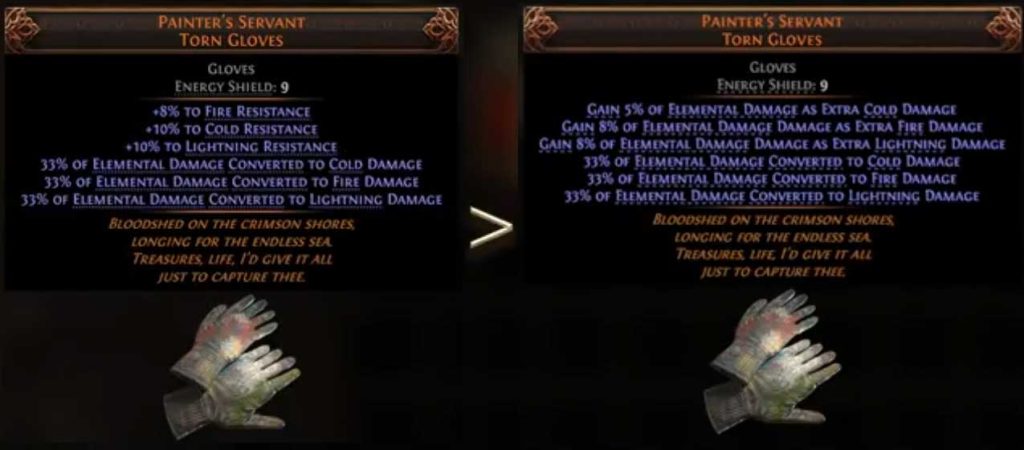 New Painter's Servant Torn Gloves Revamped - Path of Exile 2