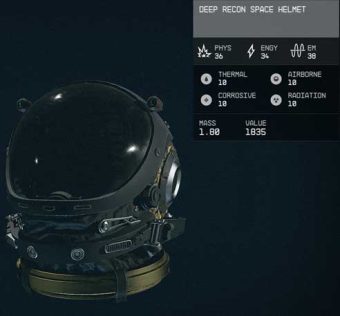 Deep Recon Space Helmet - Starfield